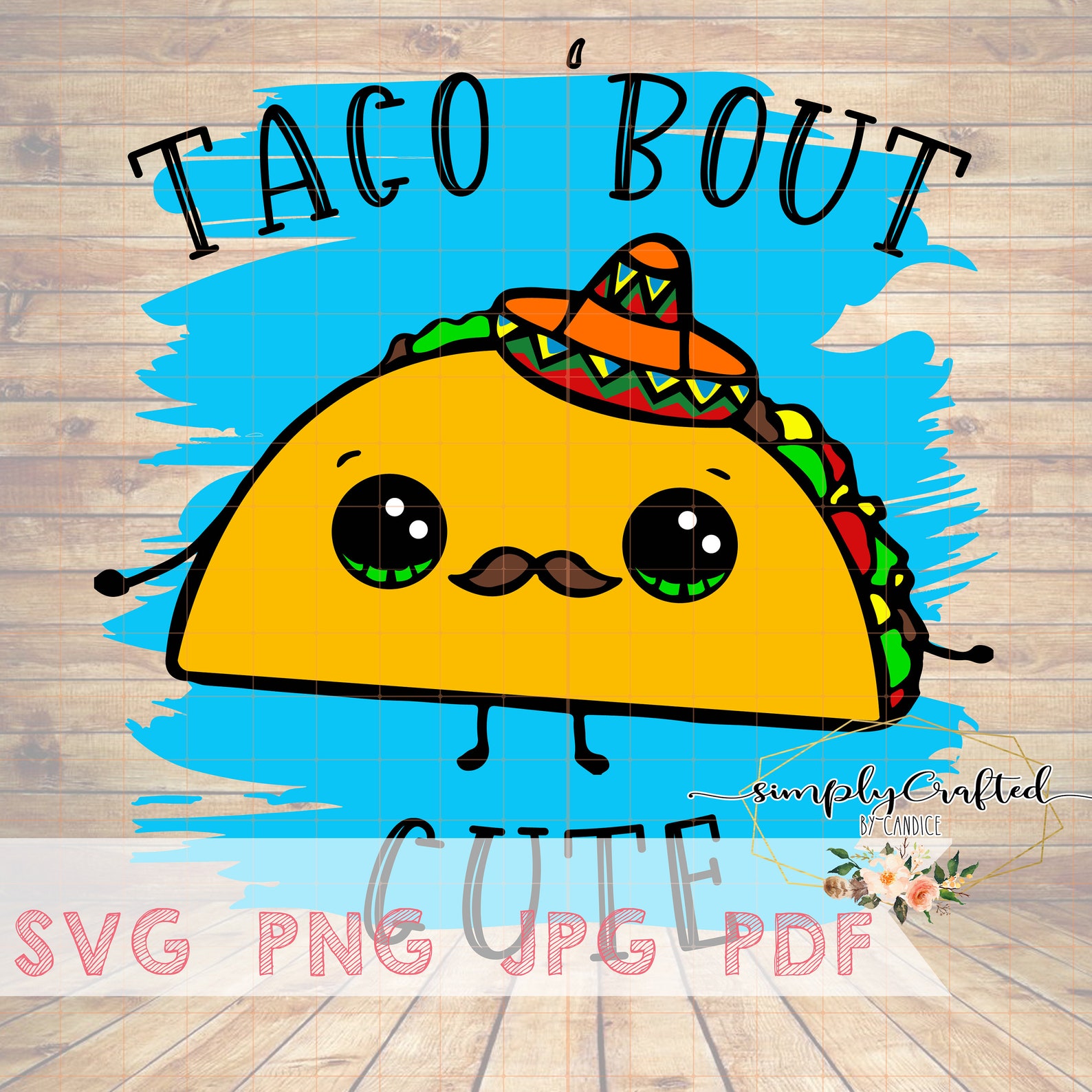 Taco Bout Cute Taco Onesie Baby SVG Cut File Cute Taco - Etsy