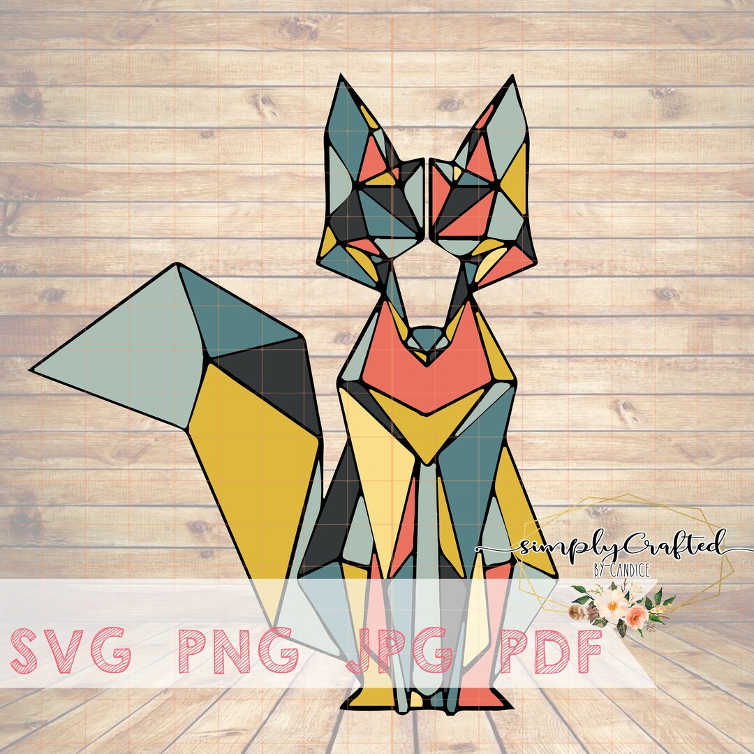 Geo Fox, SVG, Geometric Fox, Fox, Cut File, Circuit, Geometric - Etsy