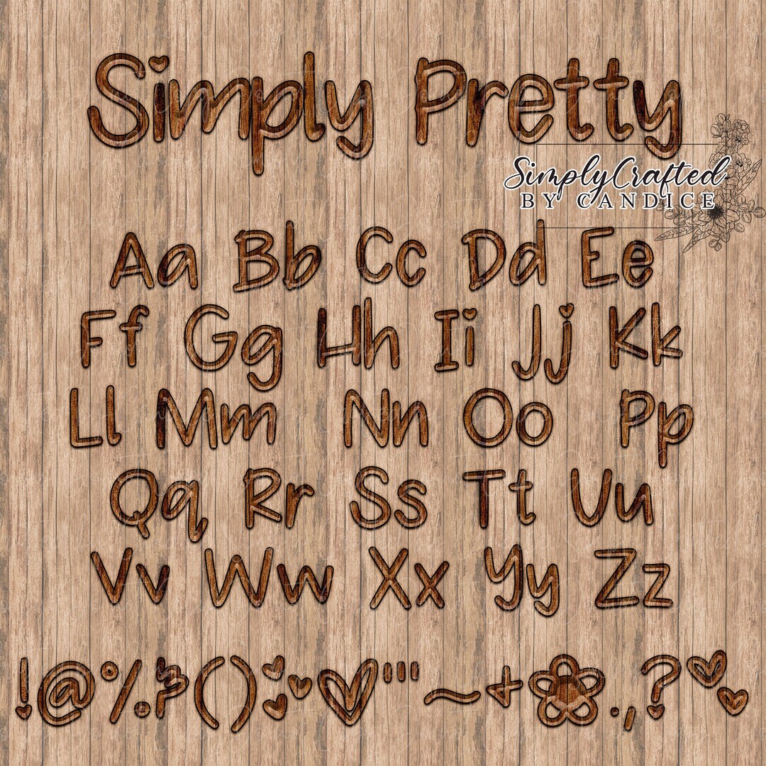 Simply Pretty - A Hand Written Font - Etsy