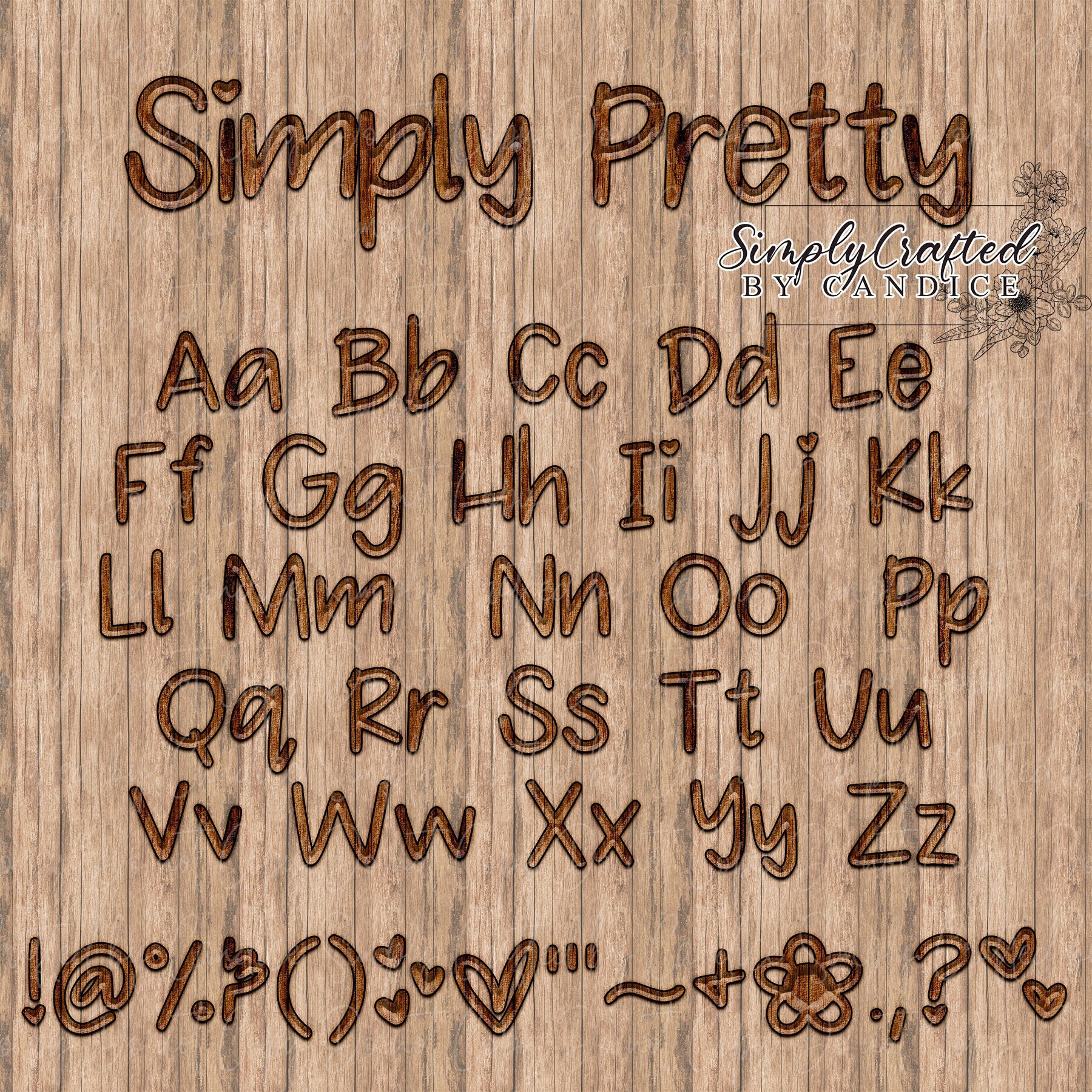 Simply Pretty - A Hand Written Font - Etsy