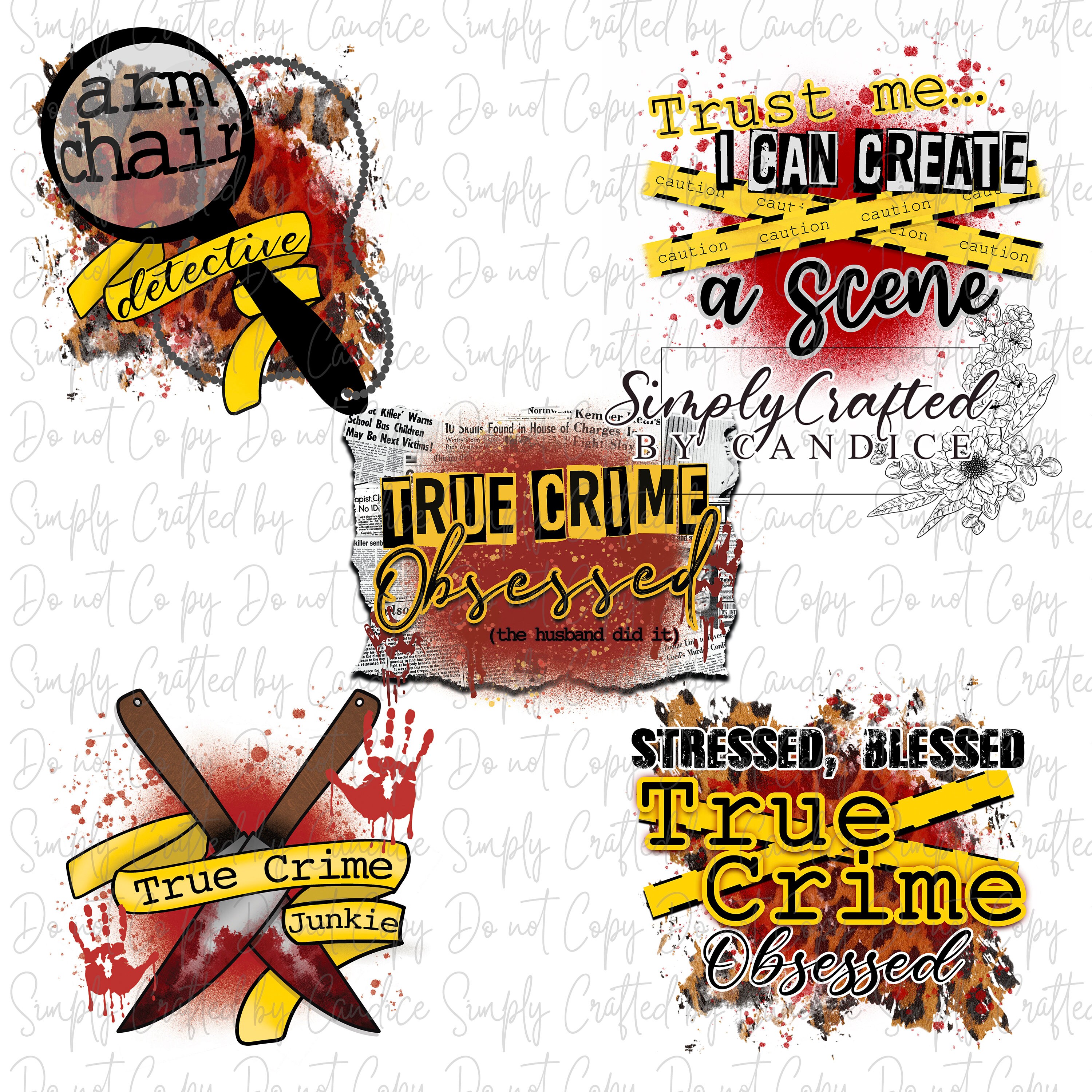 True Crime Bundle True Crime Crime Shows Crime Show Junkie - Etsy