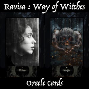 IN STOCK Ravisa: Way of Witches Oracle Cards 64 Cards AI Art Diverse ...