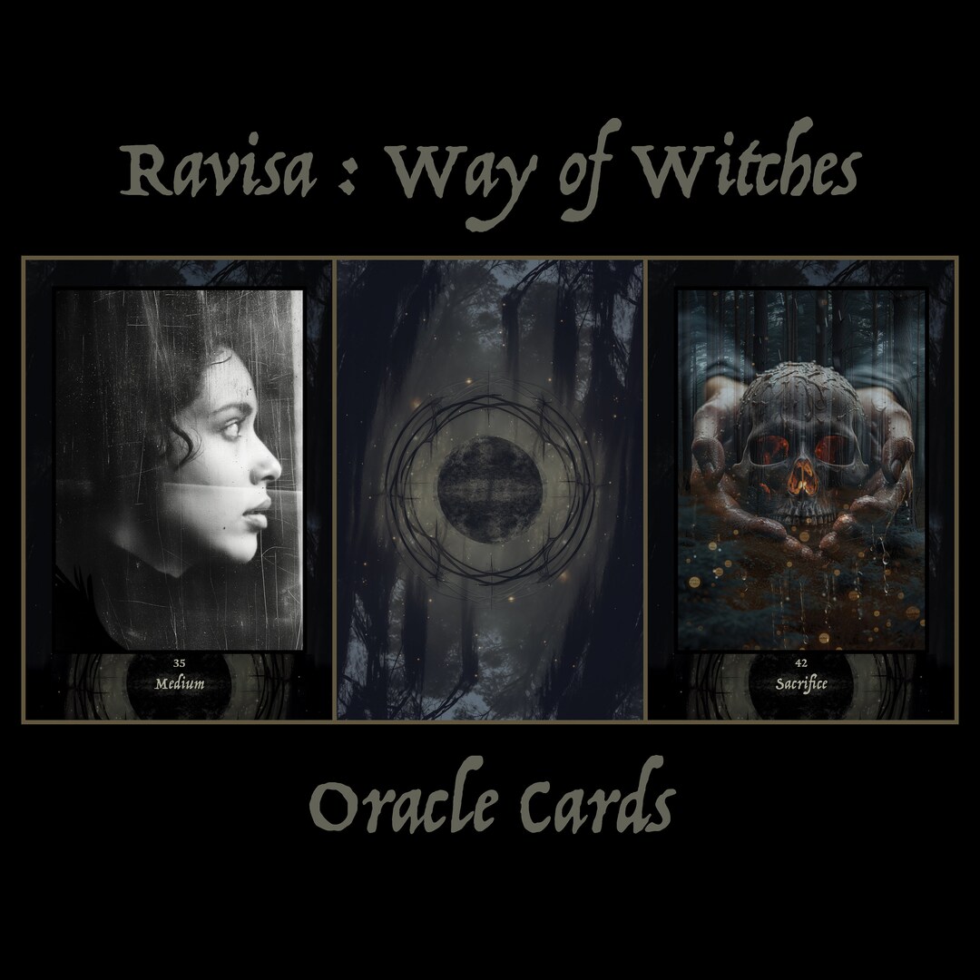 IN STOCK Ravisa: Way of Witches Oracle Cards AI Art Diverse Queer ...