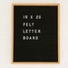 Wooden Letter Board Rustic Frame Message Board Modern - Etsy