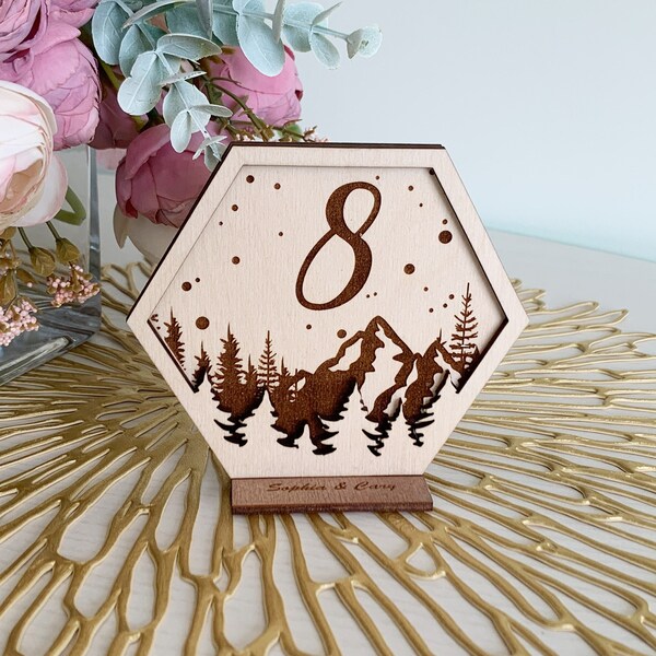 Mountain Table Numbers - Etsy