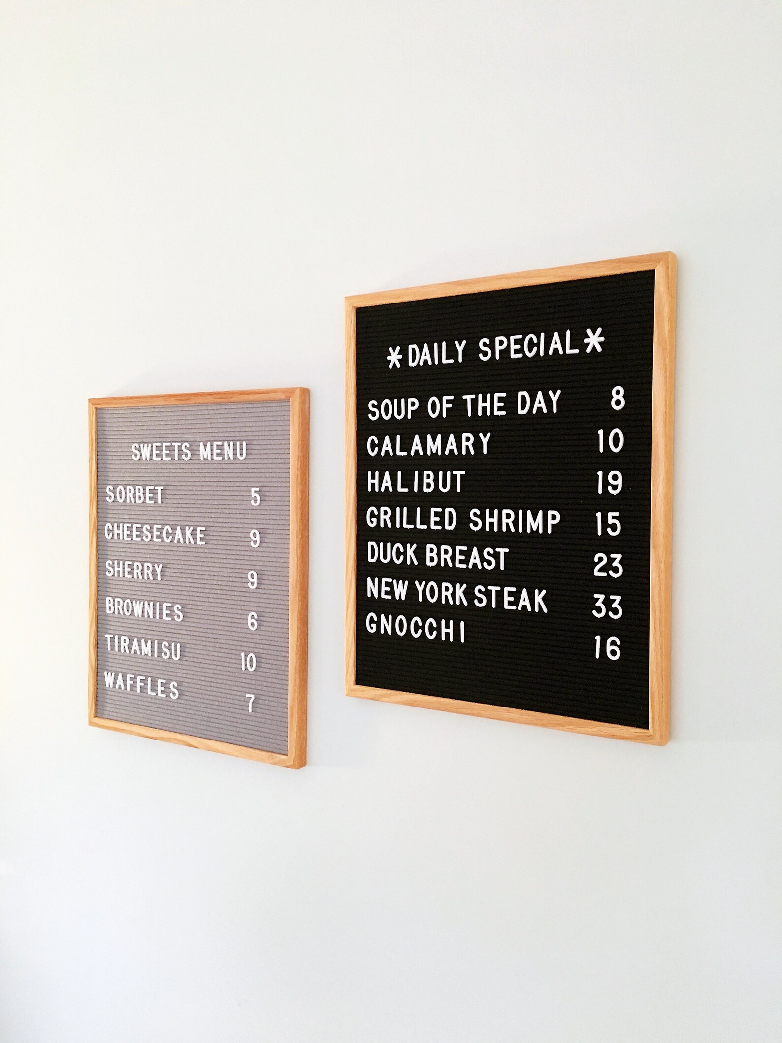 Wooden Letter Board Rustic Frame Message Board Modern - Etsy