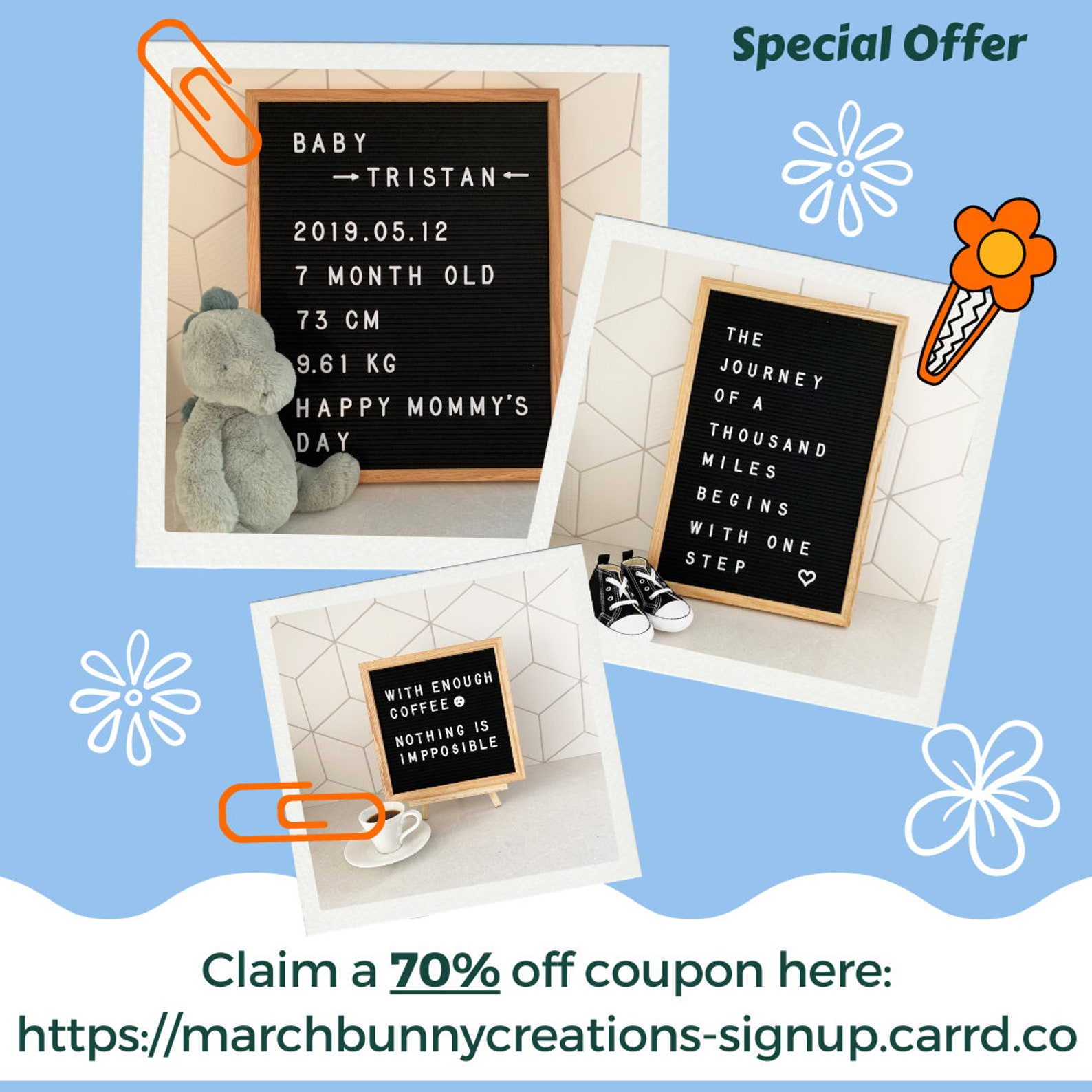 Wooden Letter Board Rustic Frame Message Board Modern - Etsy