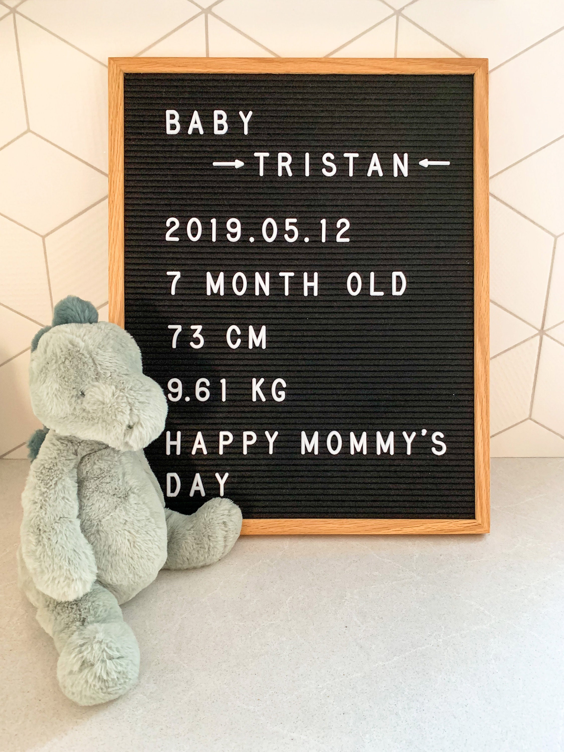 Wooden Letter Board Rustic Frame Message Board Modern - Etsy