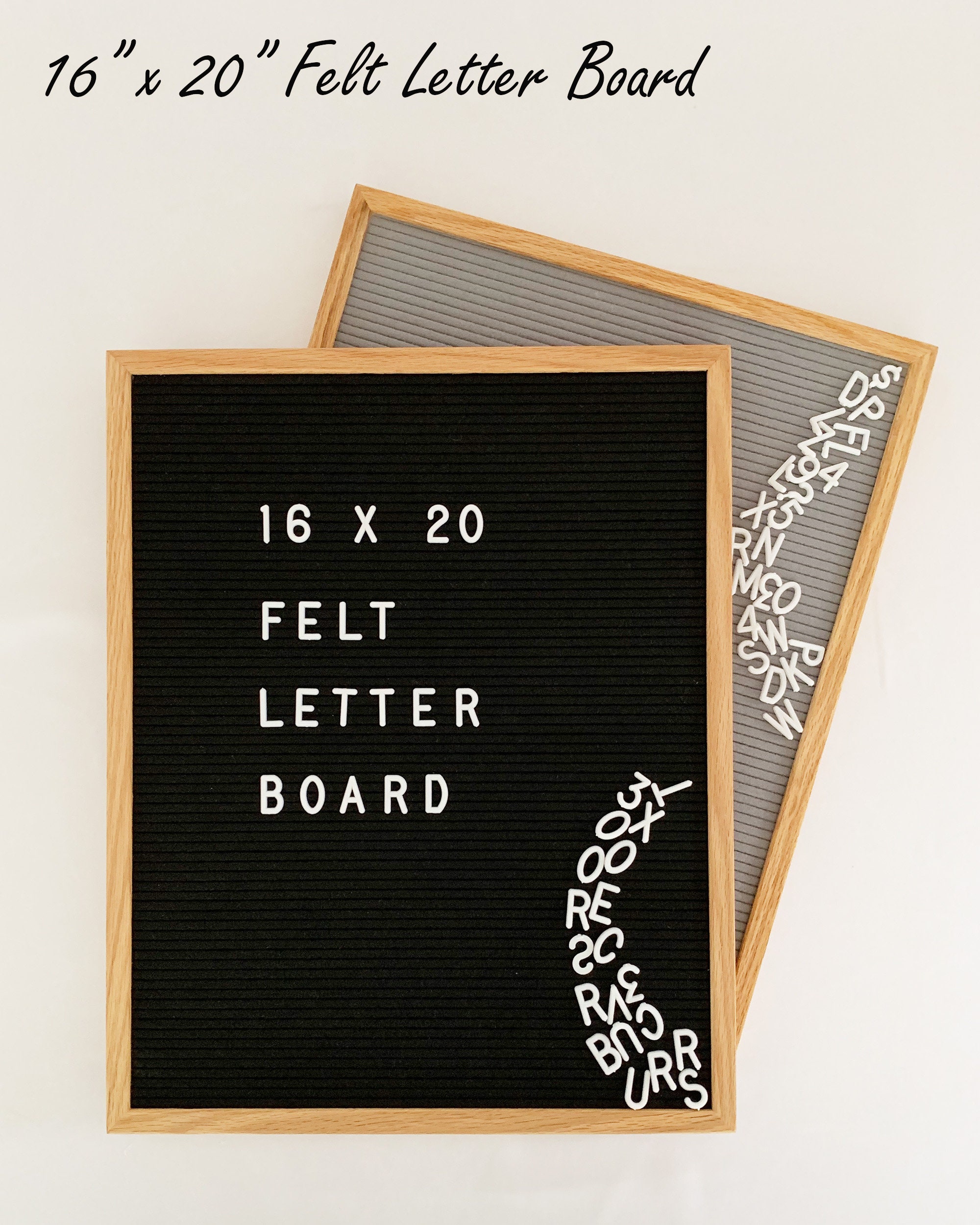 Wooden Letter Board Rustic Frame Message Board Modern - Etsy