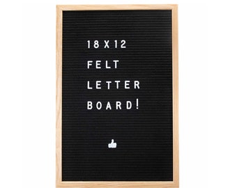 Wooden Letter Board Rustic Frame Message Board Modern Farmhouse ...