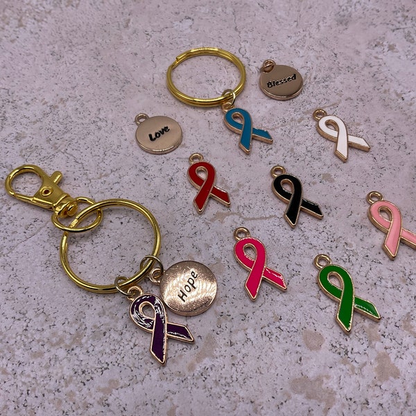 Cancer Keychain - Etsy
