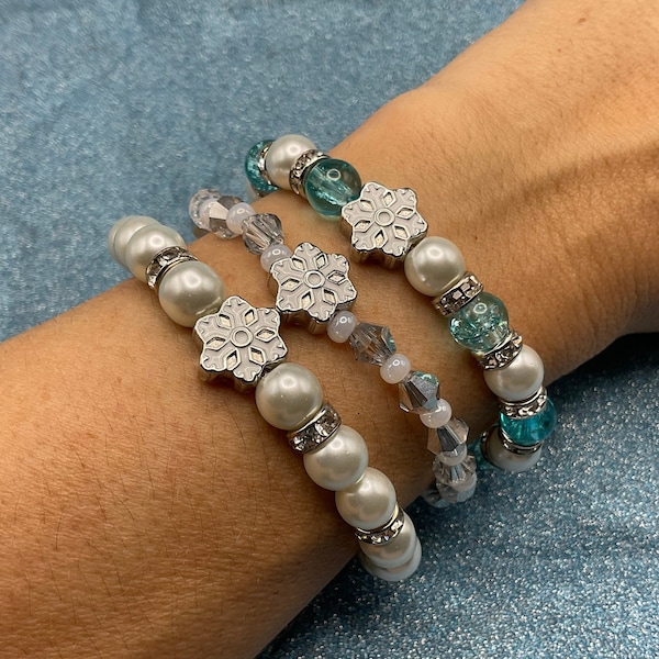 Snowflake Bracelet - Etsy