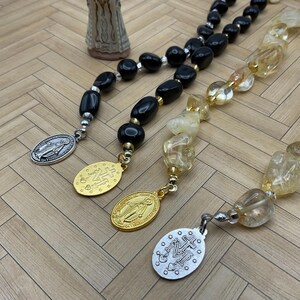 Keychain One Decade Rosary. Catholic Bag Charm. Christian Purse Clip on ...