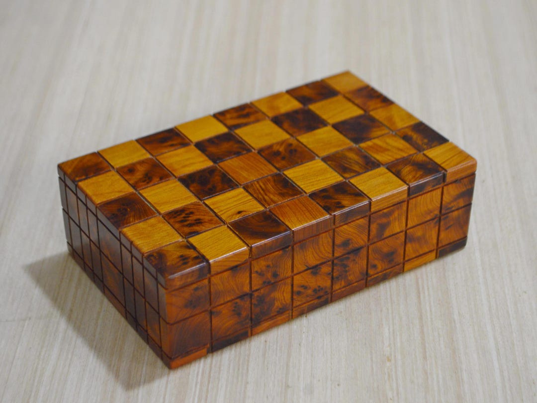 Puzzle Look Box Wooden Puzzle Box Secret Box Mistery Wood Box Secret ...