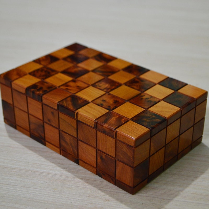 Secret Puzzle Box - Etsy