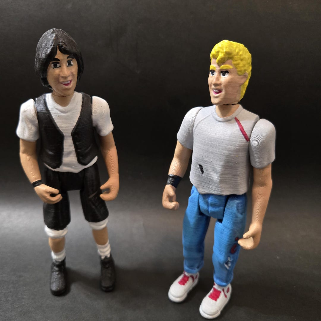 3D Printed Bill and Ted Figures - Etsy