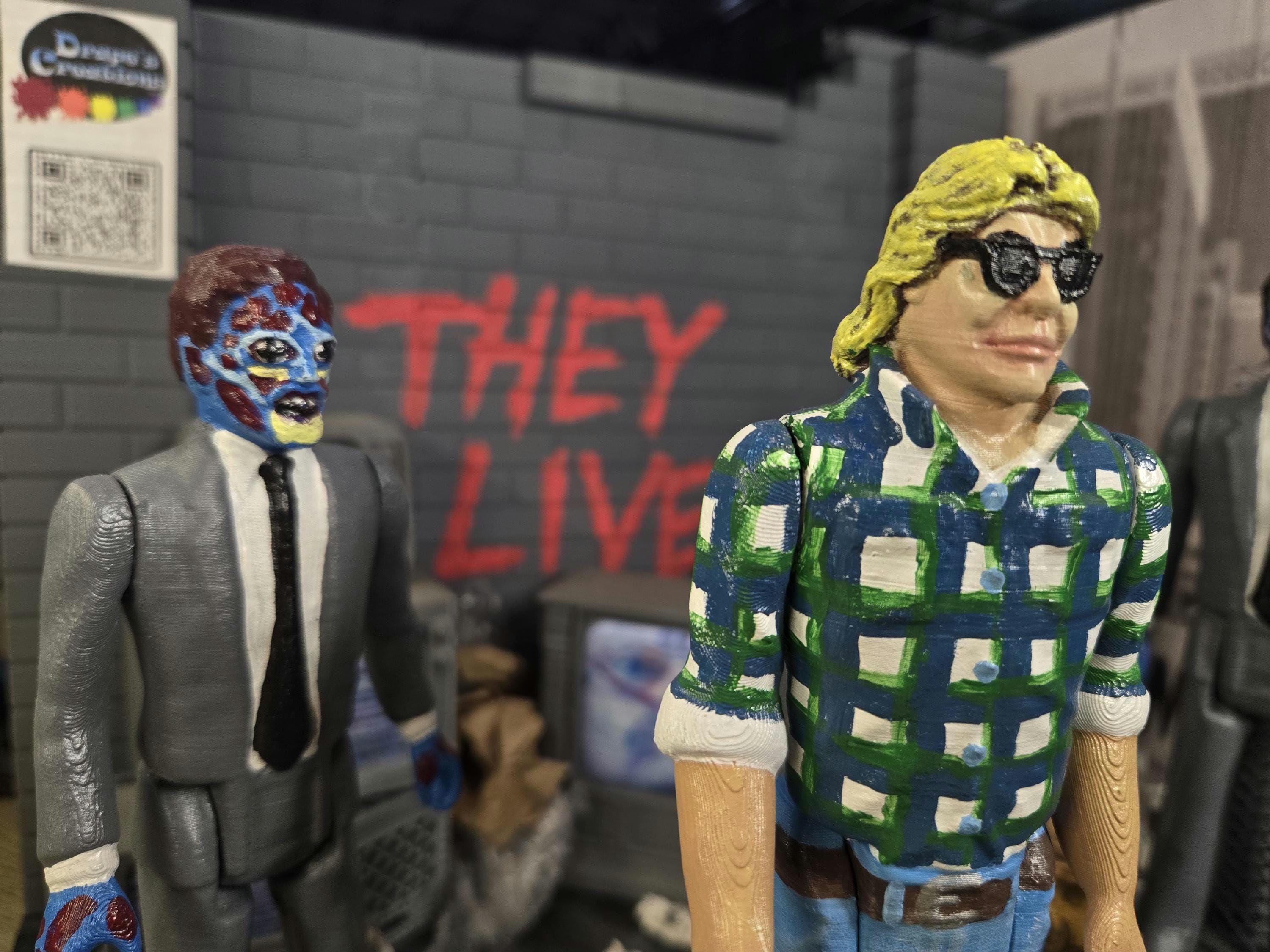 John Nadda They Live 3d Printed Action Figure - Etsy