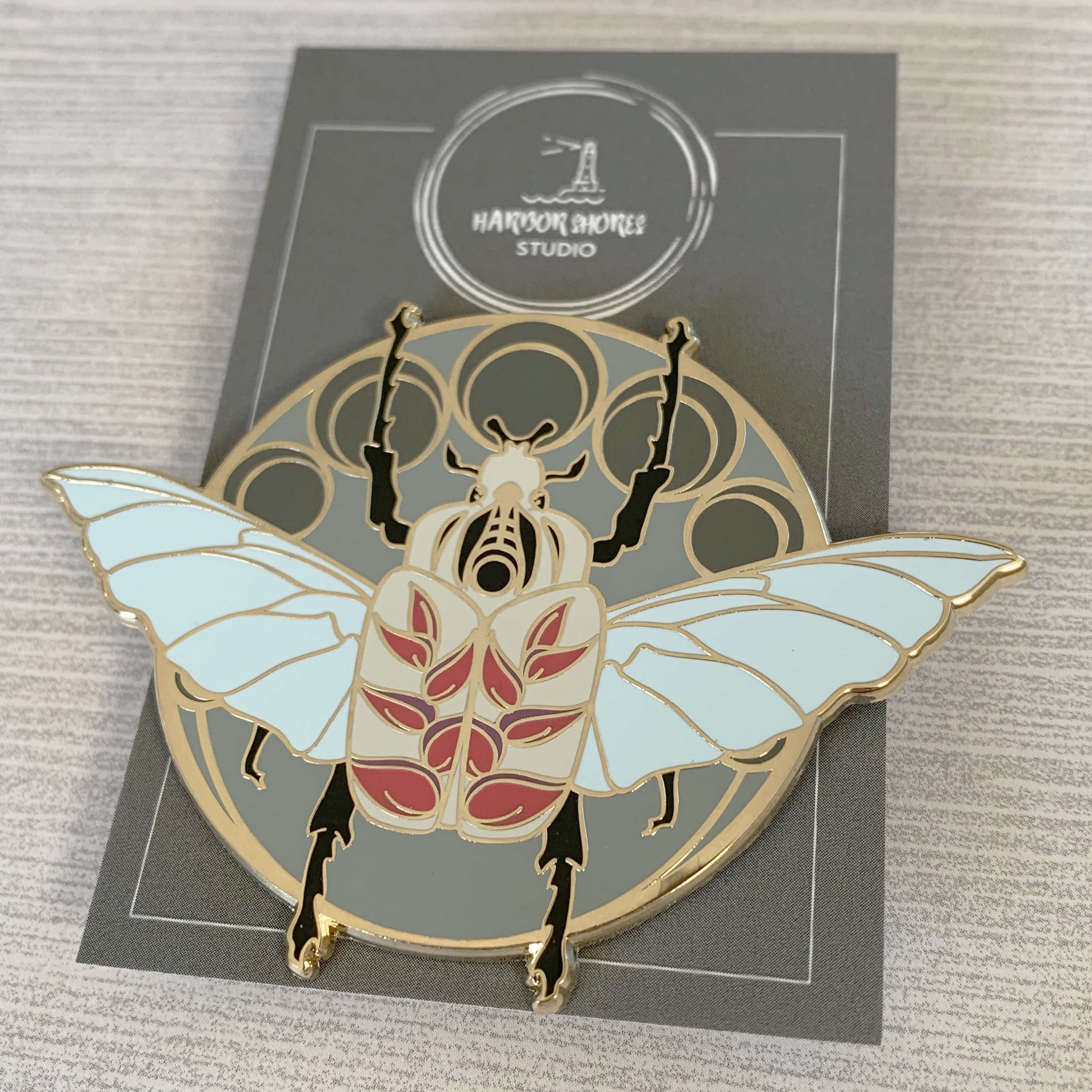 Goliath Beetle Art Nouveau Charity Pin Art Deco Amazon | Etsy