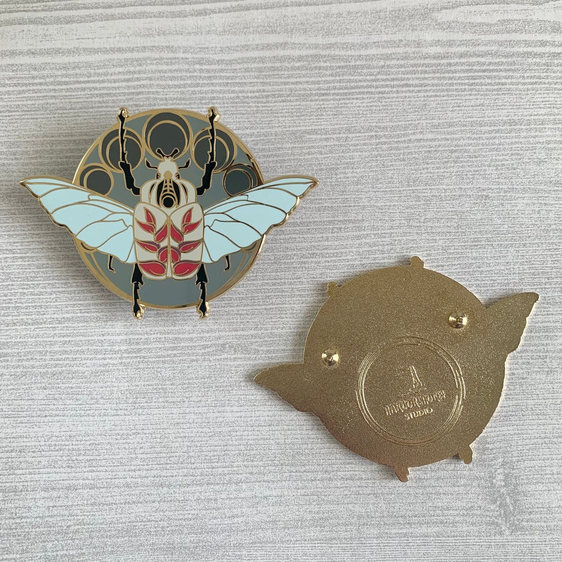 Goliath Beetle Art Nouveau Charity Pin Art Deco Amazon | Etsy