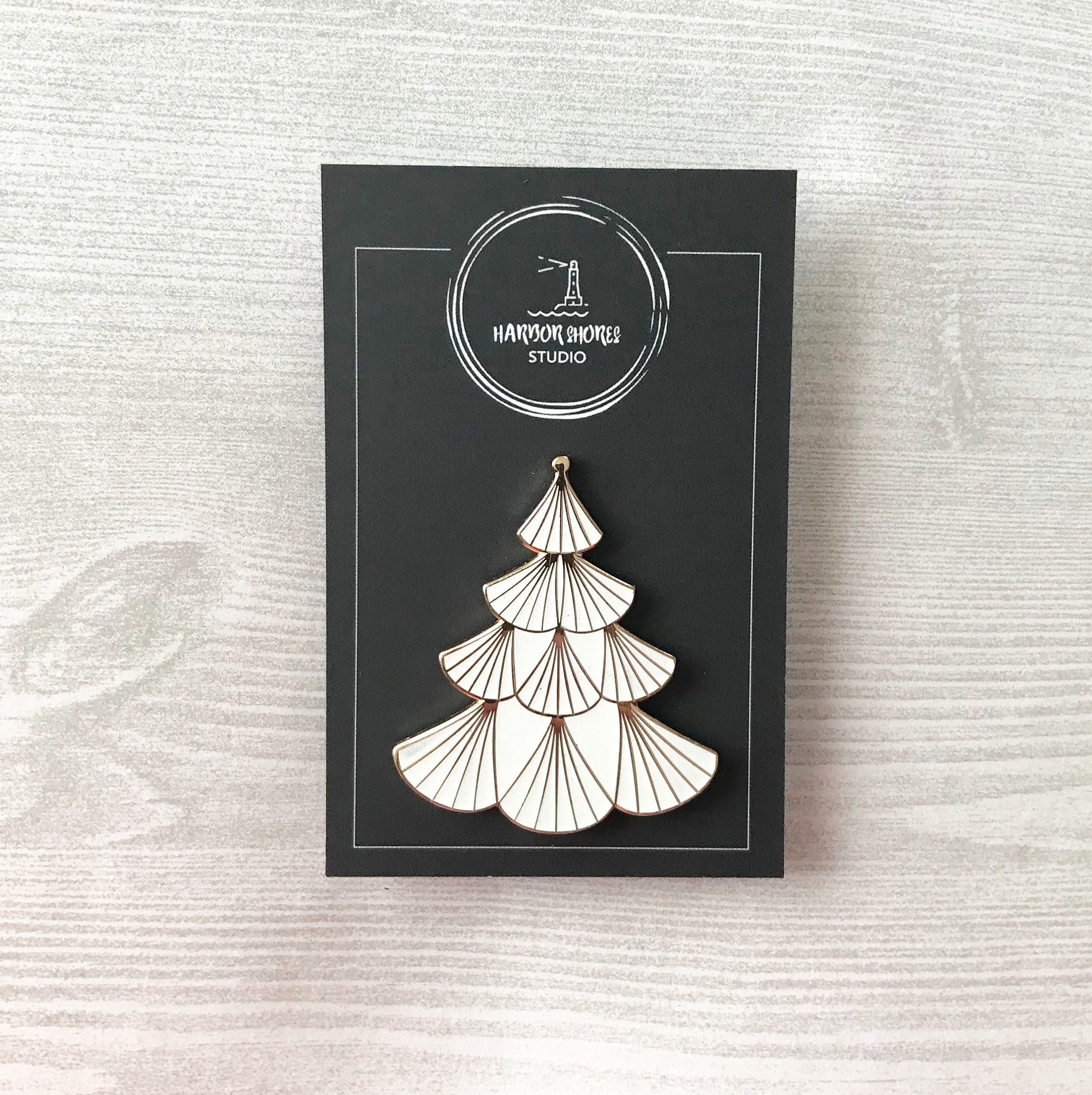 Glitter Christmas Tree Pin Green Tree Enamel Lapel Pin Hard | Etsy