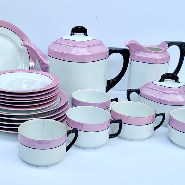 Pink Tea Set - Etsy
