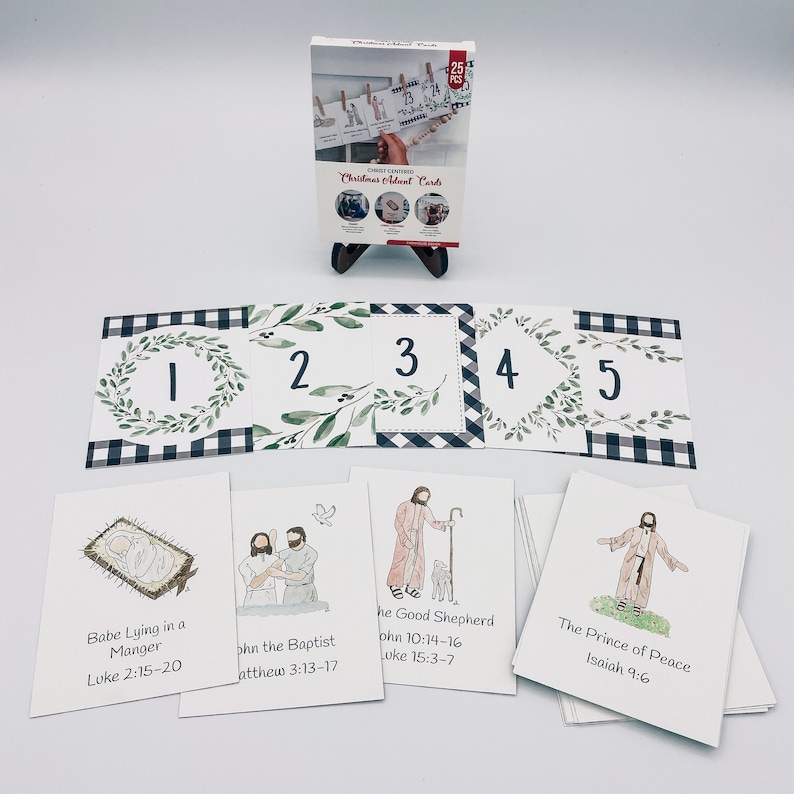 Advent Scripture Cards, Advent Calendar, Nativity Advent Calendar, Kids ...