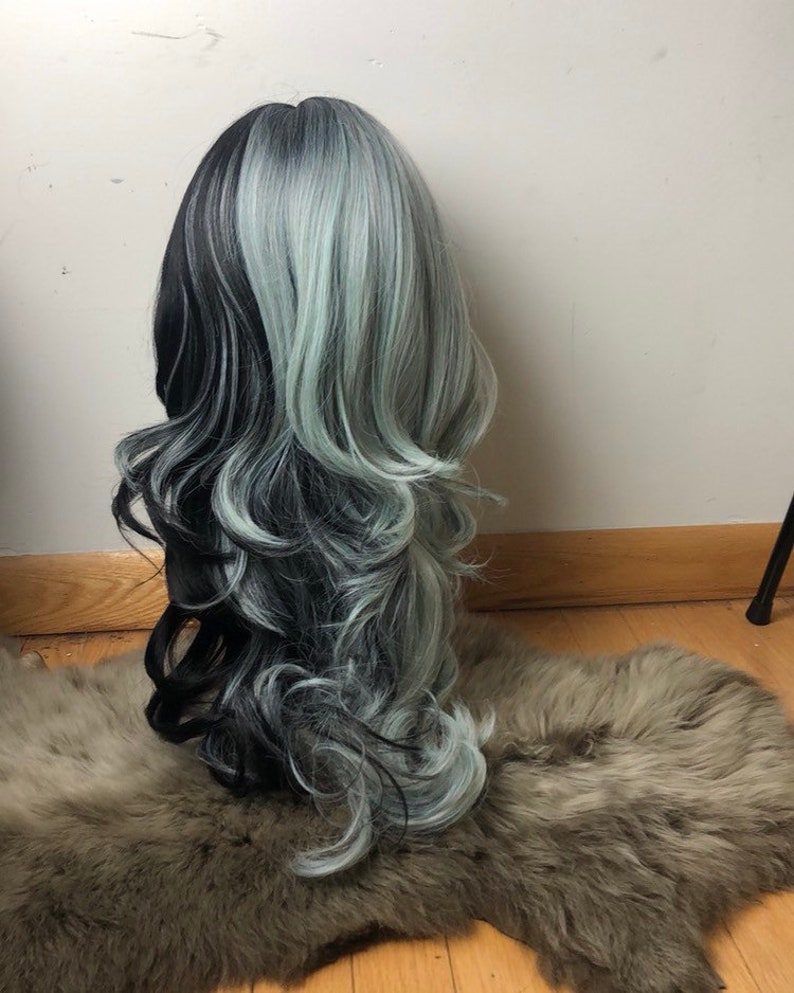 Lexi 20 Blue Split Dye Lace Front Wig NWT 5 Front Parting - Etsy