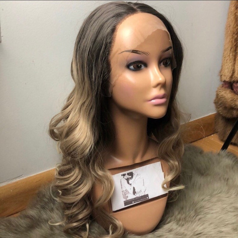 ALISSA 26 BLONDE Ombré Curly Lace Front Wig NEW | Etsy