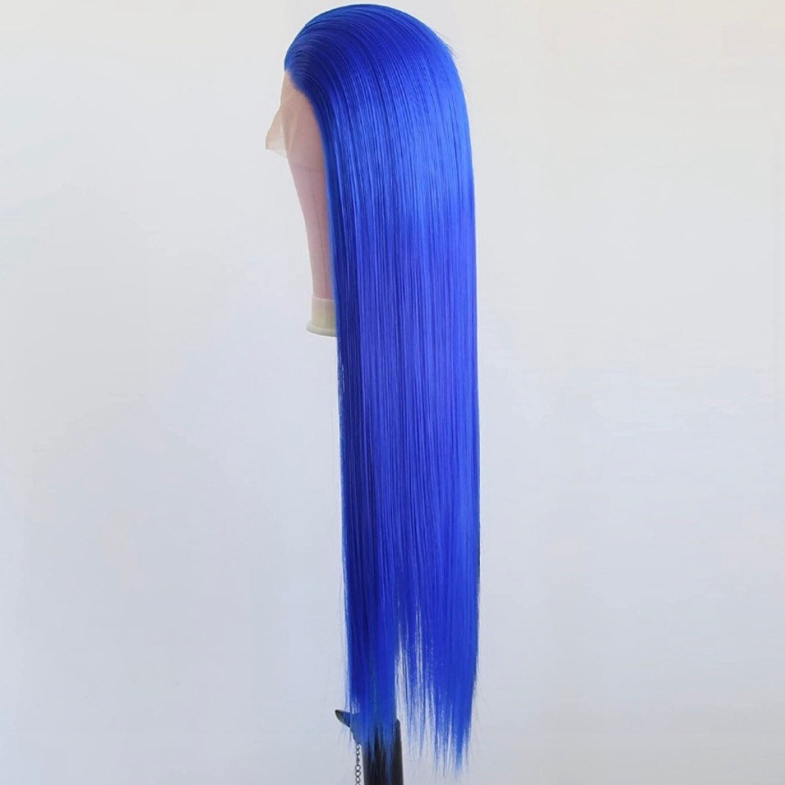 22 Blue & Black Straight Split Dye Lace Front Wig NEW - Etsy