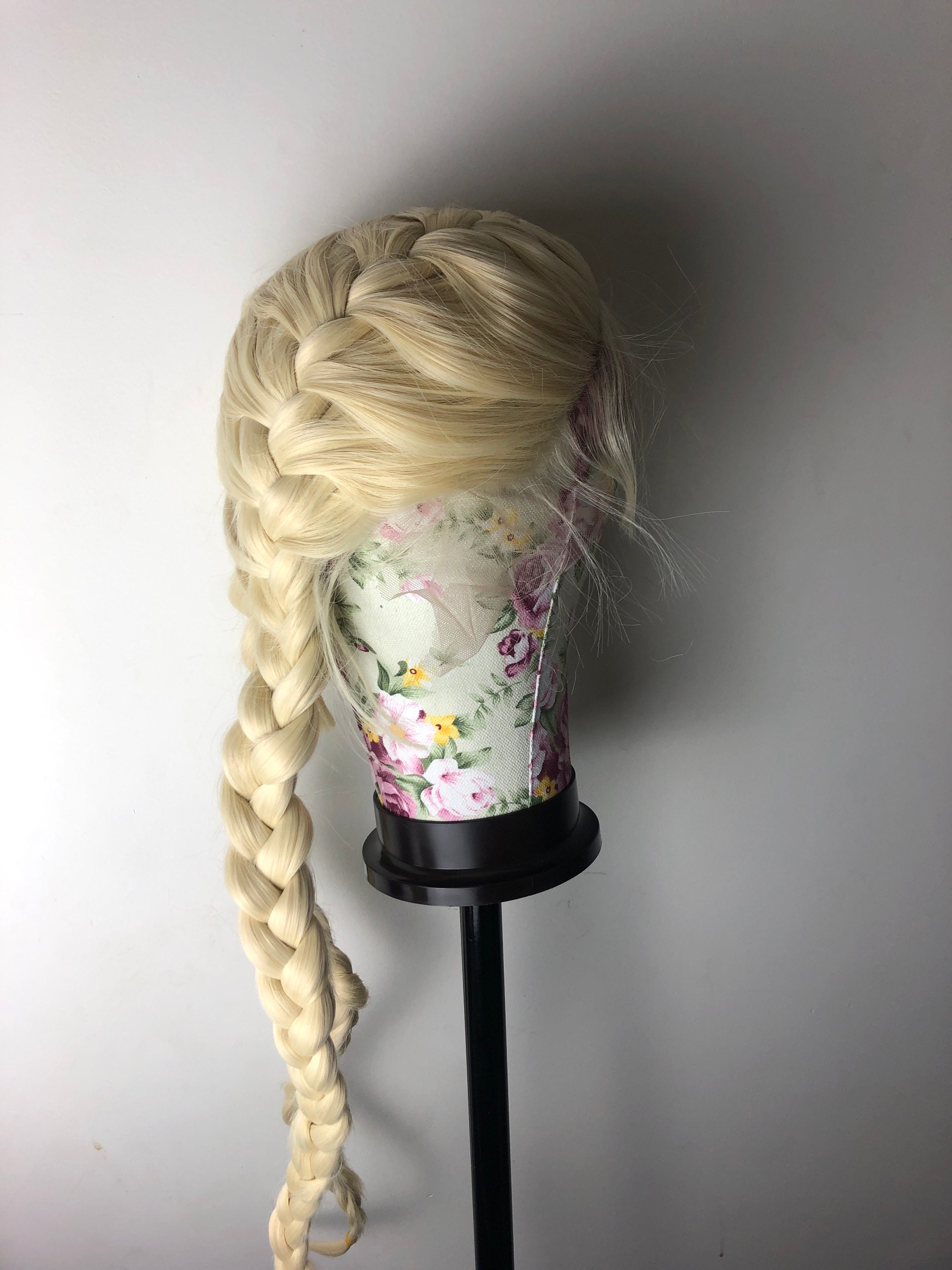 24 613 BLONDE Dutch Braided Lace Front Wig NEW Pre Plucked | Etsy