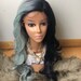 Lexi 20 Blue Split Dye Lace Front Wig NWT 5 Front Parting - Etsy