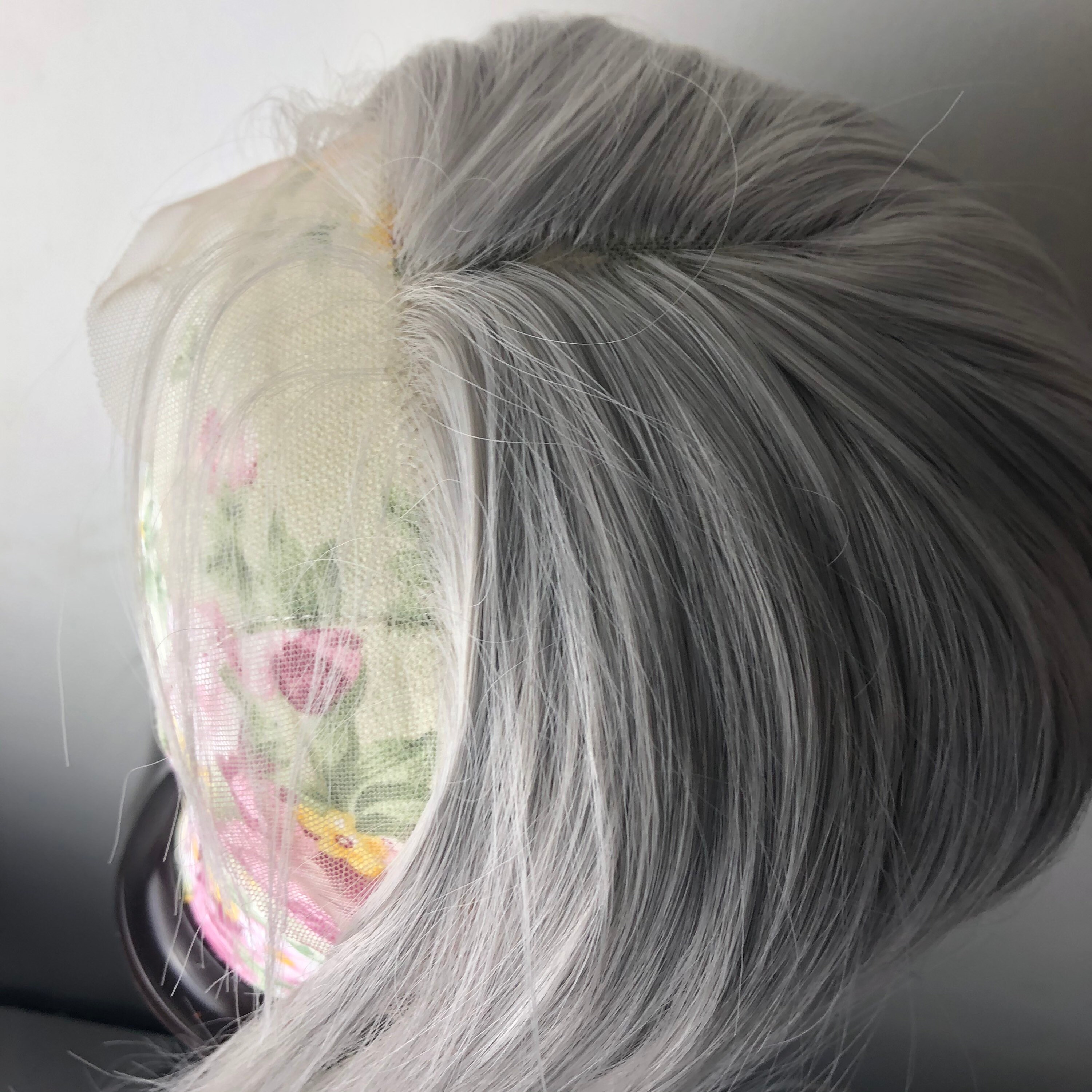 22 Grey Silver Ice Queen Straight Middle Part Long Lace Front | Etsy