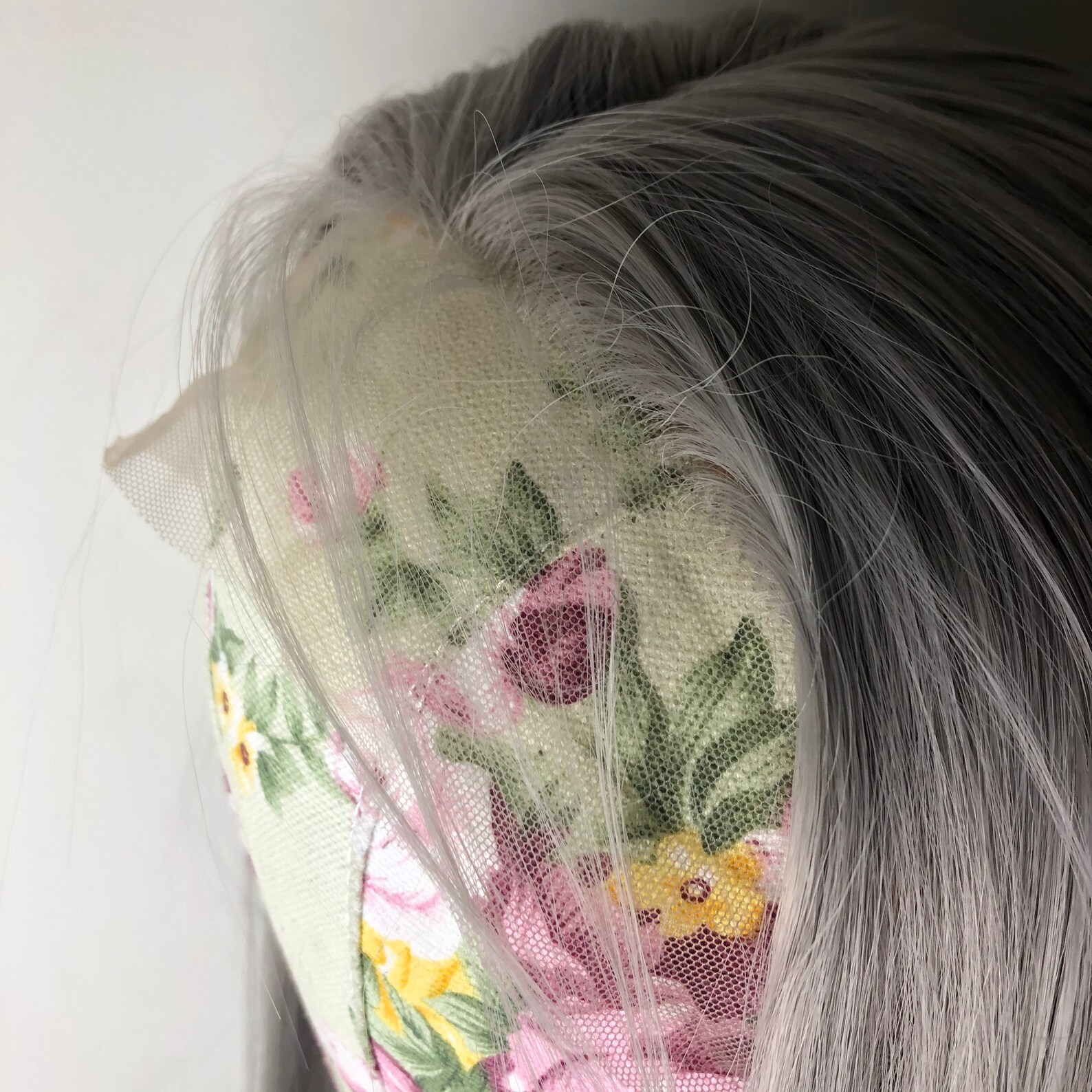22 Grey Silver Ice Queen Straight Middle Part Long Lace Front | Etsy