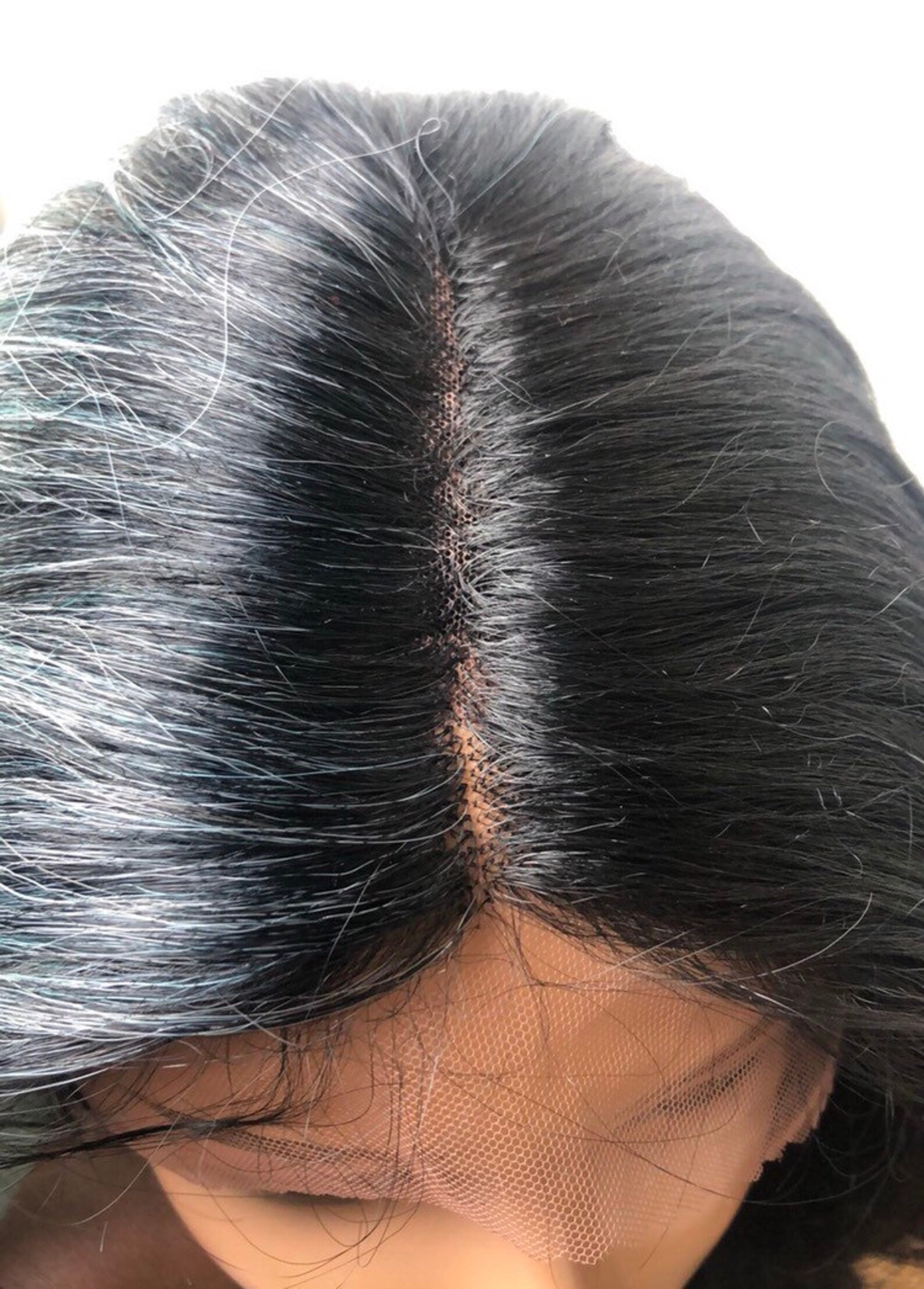 Lexi 20 Blue Split Dye Lace Front Wig NWT 5 Front Parting - Etsy