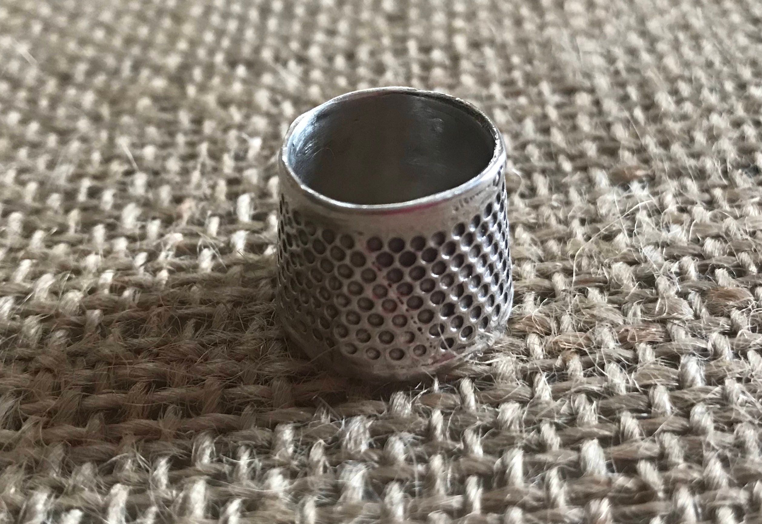 Tailor's Thimble Sterling Silver Sewing Thimble by TJ Lane | Etsy