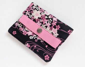 Japanese Cherry Blossom Wallet - Etsy