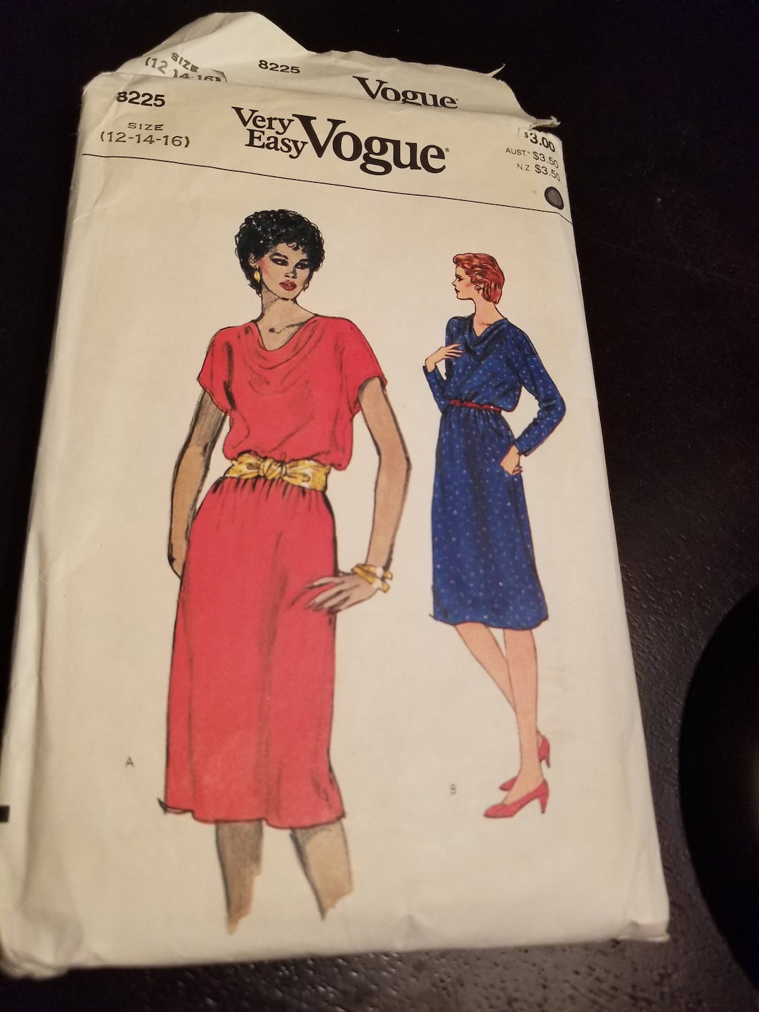 Very Easy Vogue 8225 Sewing Pattern Vintage Dressmaking Pattern - Etsy