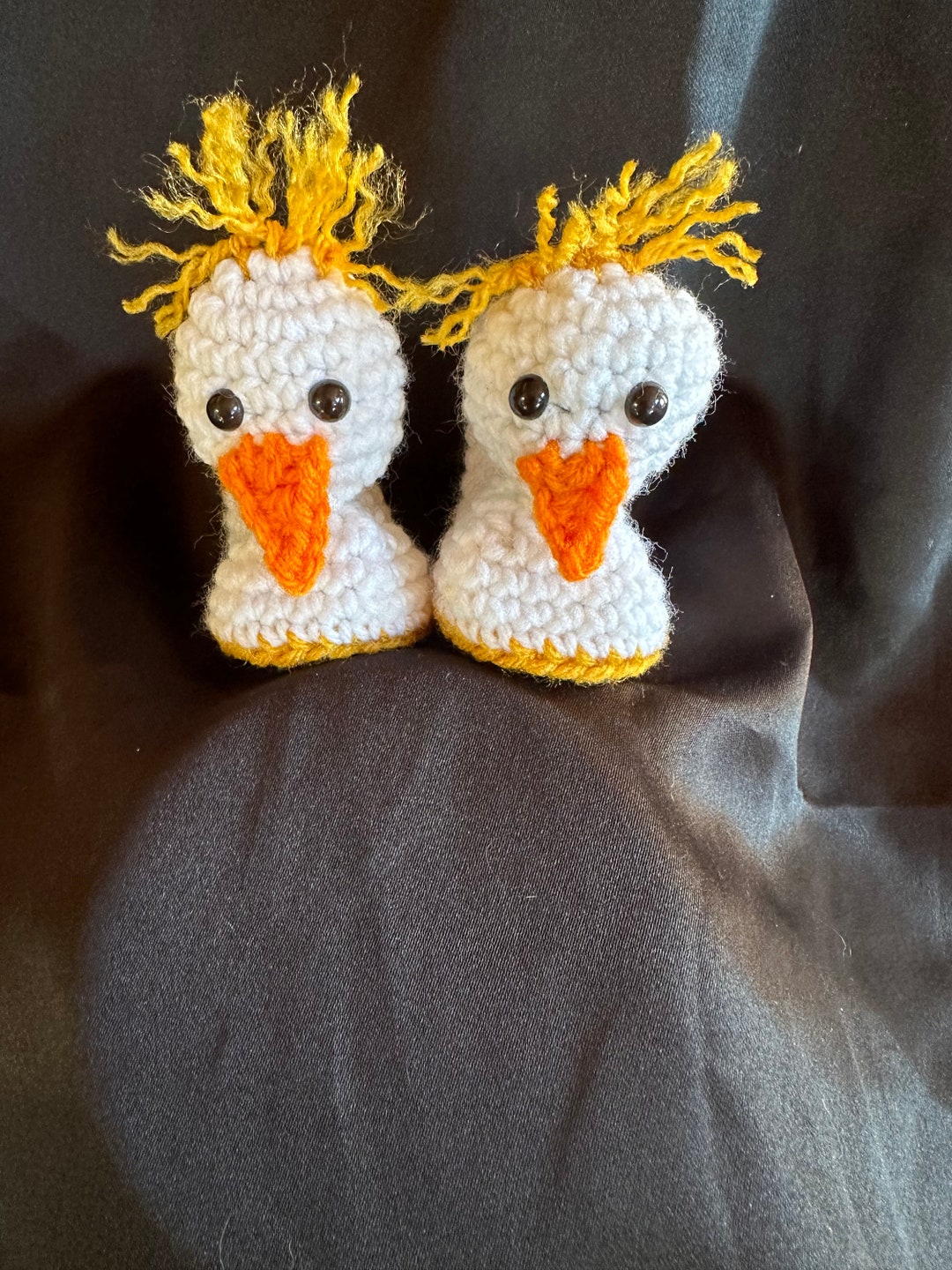 Chicken Booties for Baby. 0-3 Month Chicken Booties. Crochet Chicken ...