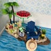 1:12 Scale Miniature Beach Scene, Adirondack Chair, Beach Bum ...
