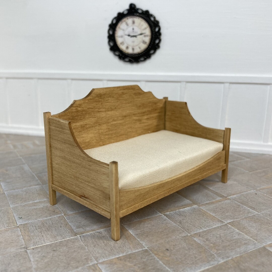 1:24 Scale Daybed, Half Scale Day Bed, Miniature Daybed, Half Scale ...