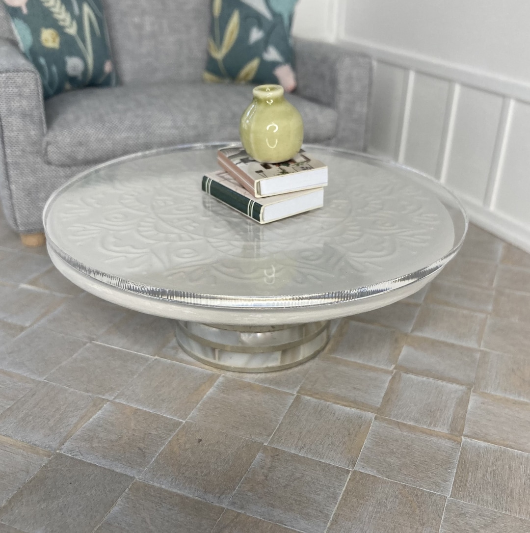 1:12 Scale Coffee Table Dollhouse Coffee Table Miniature - Etsy