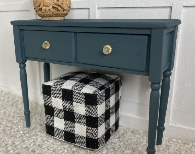 Dollhouse Console Table, Miniature Console Table, 1:12 Table, Wood ...