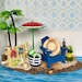 1:12 Scale Miniature Beach Scene, Adirondack Chair, Beach Bum ...