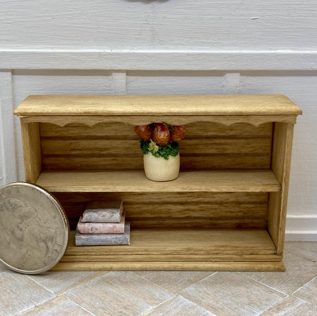 1:24 Scale Bookshelf, Dollhouse Bookshelf, Half Scale Bookshelf ...