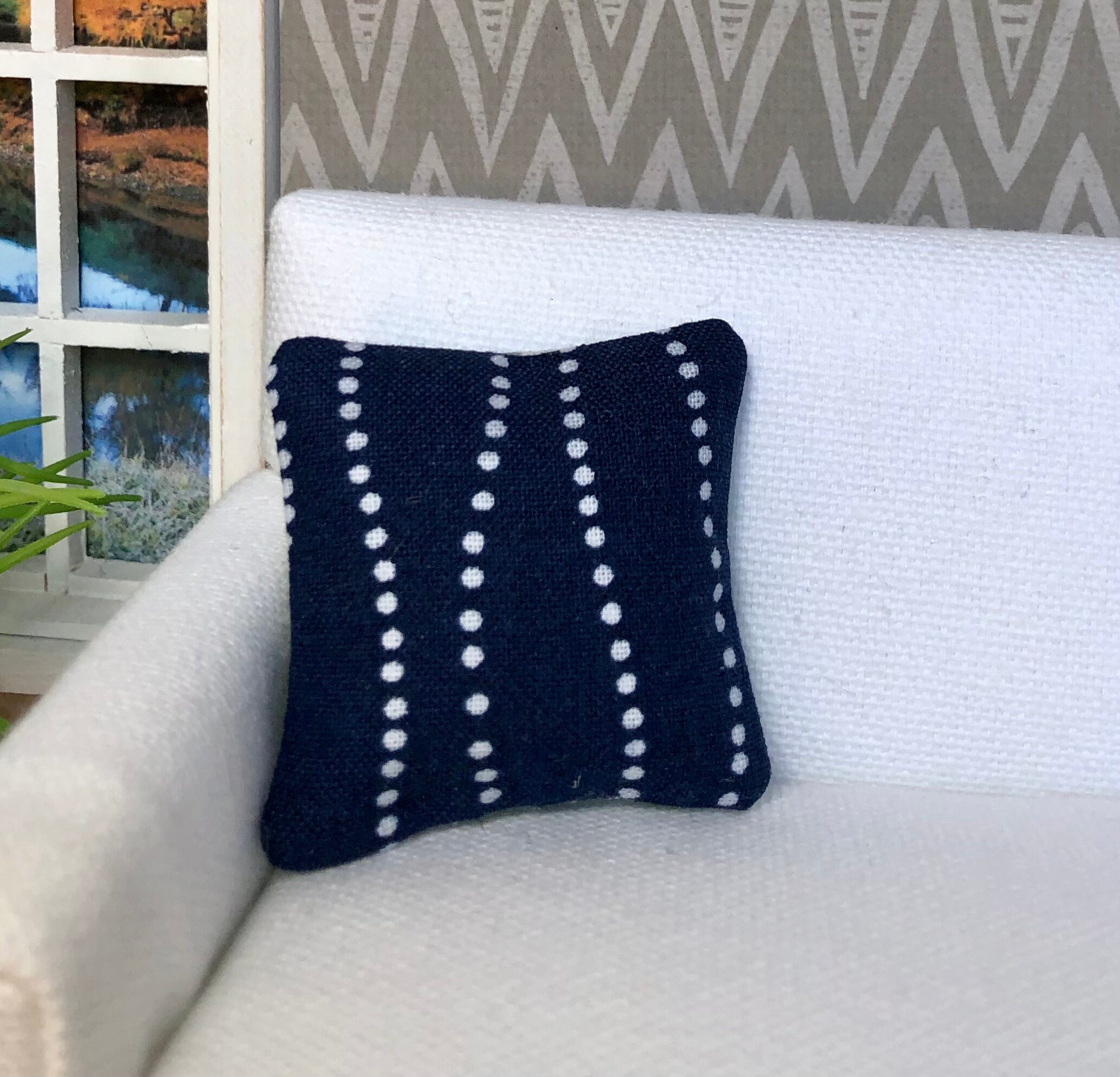 1:12 Scale Dollhouse Pillow Miniature Pillow Throw Pillow - Etsy