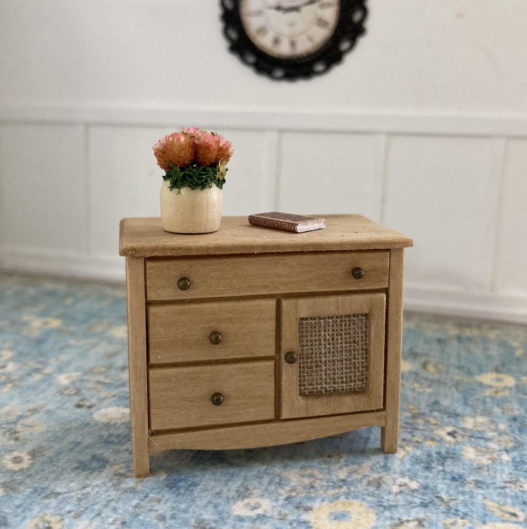 1:24 Dollhouse Dresser, Half Scale Dresser, Dry Sink, Console Table ...