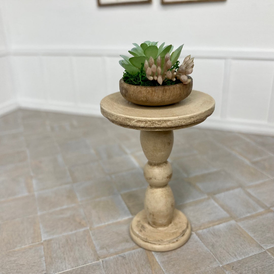 1:12 Scale Dollhouse Side Table, Miniature Side Table, Dollhouse Side ...