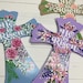 He is Risen Painted Floral Spring Easter Cross, Wood Door or Wall Hanging, Painted Easter Cross ...