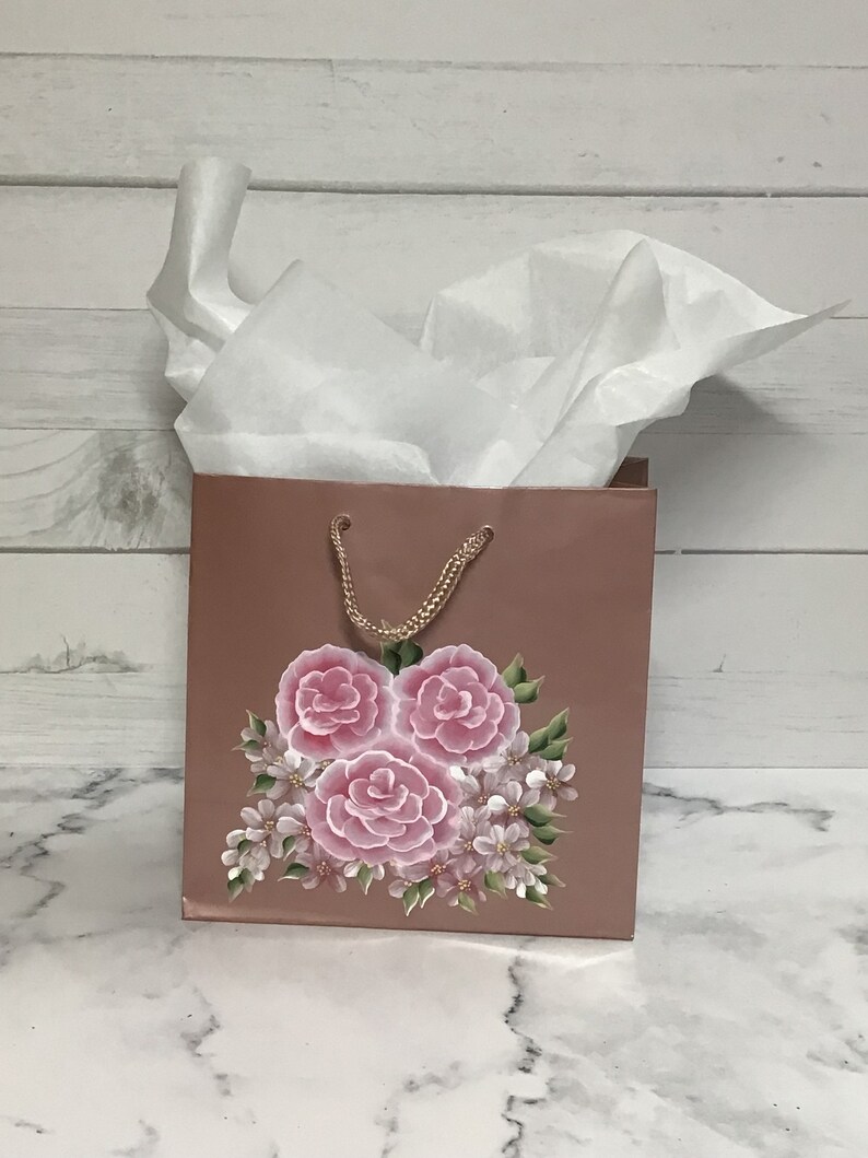 Painted Gift Bags, You Choose the Color. Perfect for Mother's Day Gift ...
