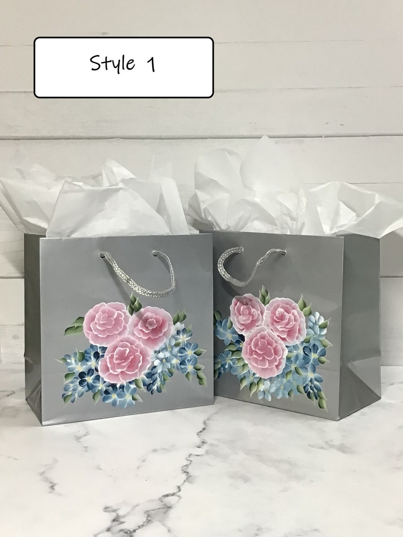 Painted Gift Bags, You Choose the Color. Perfect for Mother's Day Gift ...